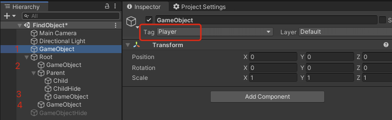 Unity查找物体的6种方法详解 | Winward King's Blog